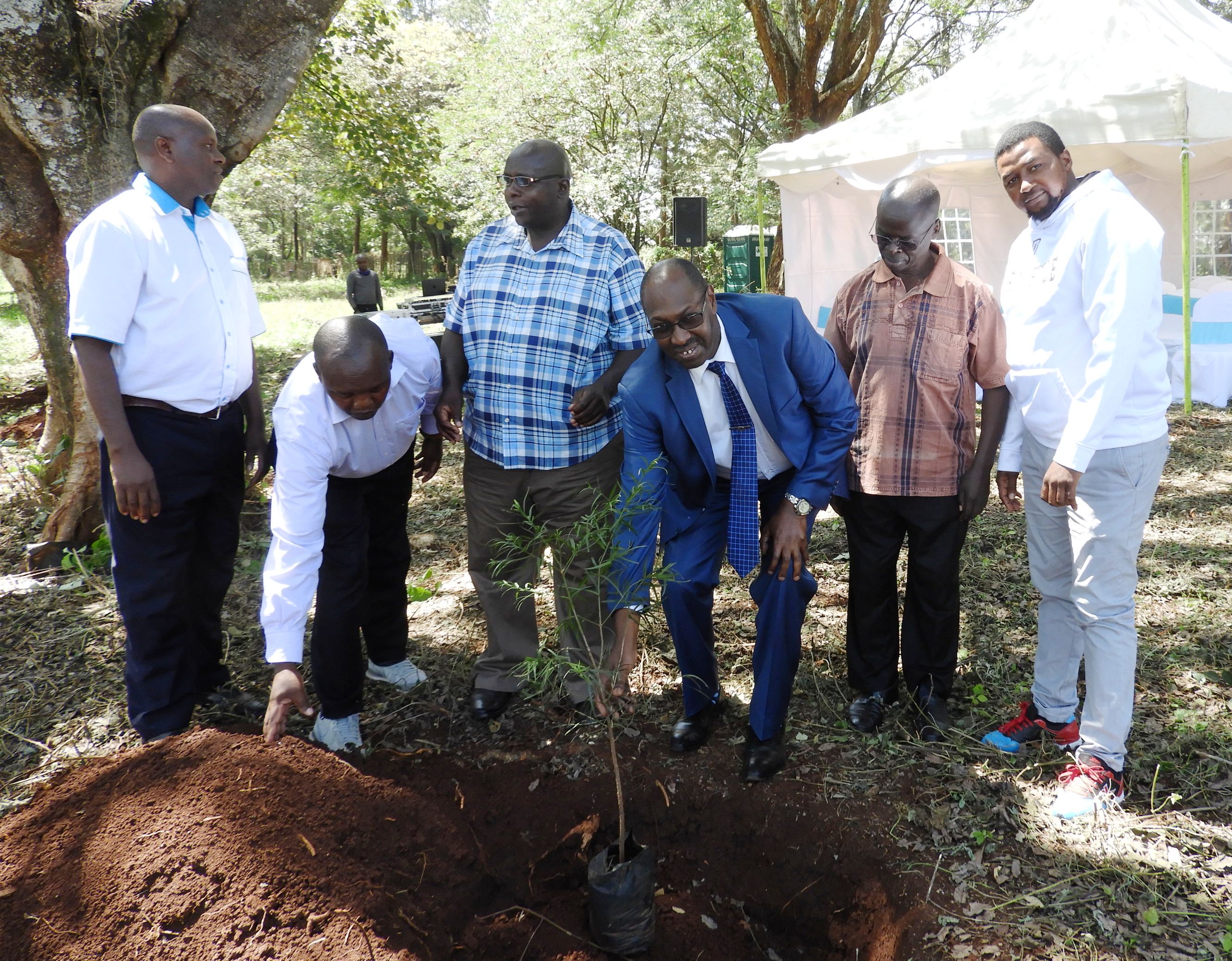 Library Participates in Tree Planting Event Organised by the Faculty of ...